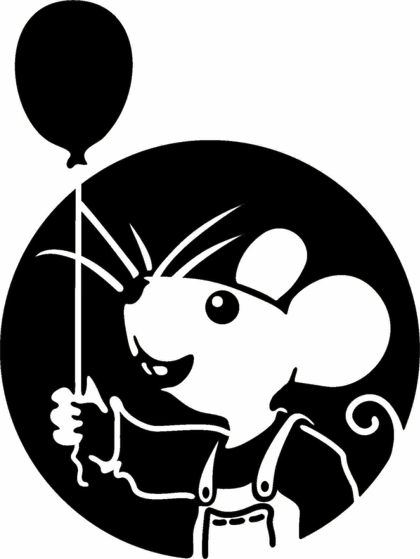 Desene Animate :: Soricel Balon - StickerMag